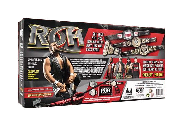 ROH Action Figure Wrestling Ring with Exclusive Michael Elgin Figure WrestlingStore
