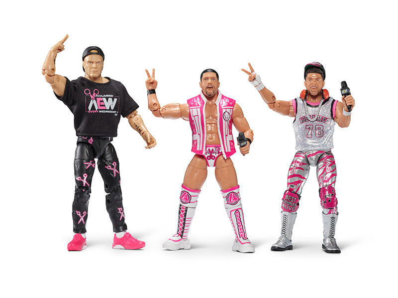 AEW : The Acclaimed Ringside Exclusive 3-Pack Figure Set ...