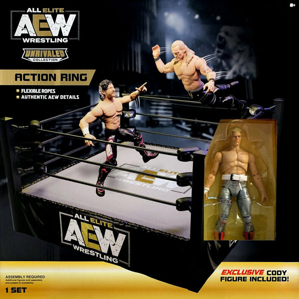 AEW : Unrivaled : Action Ring & UK Exclusive Cody Rhodes Figure ...