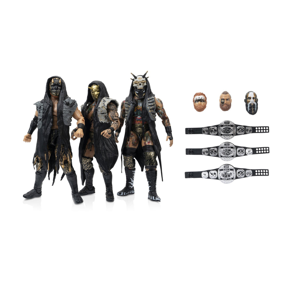 AEW - House Of Black "Trios Champions" Jazwares Vault Action Figures 3 ...