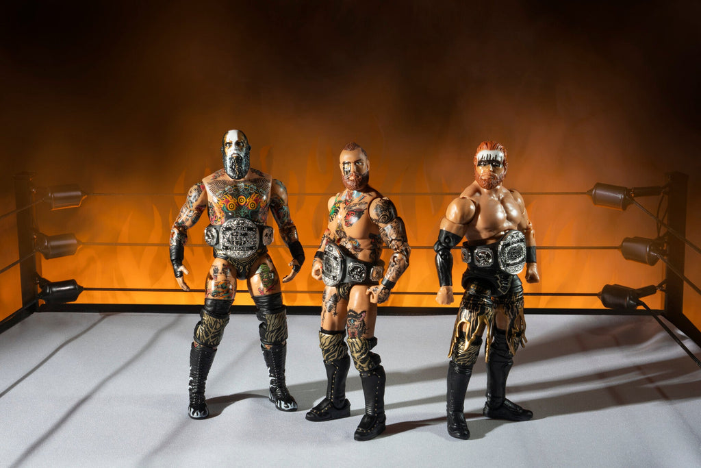 AEW - House Of Black "Trios Champions" Jazwares Vault Action Figures 3 ...