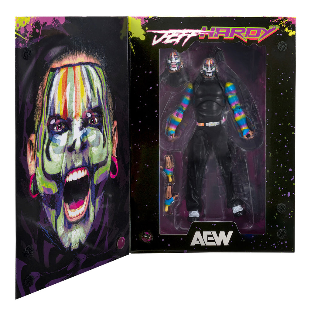 AEW : Jeff Hardy "Glow" Back Light Ringside USA Exclusive Figure ...