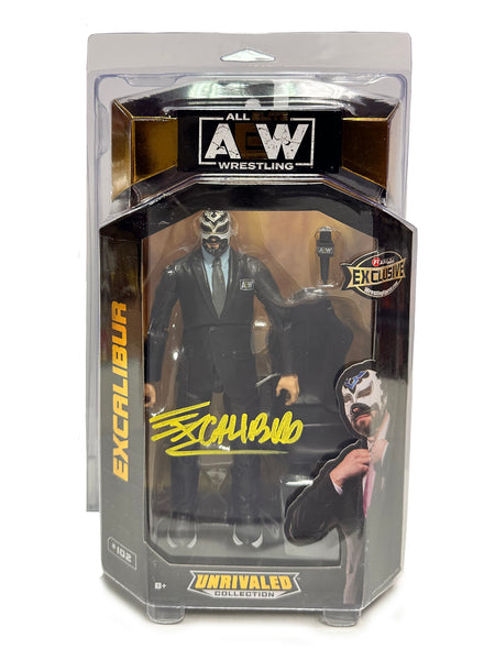 AEW : Excalibur Ringside USA Exclusive Figure * Hand Signed ...