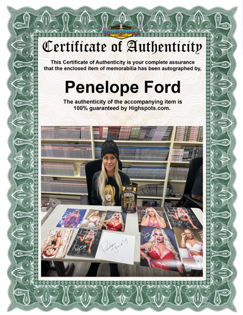 AEW : Unrivaled Series 11 : Penelope Ford Figure * Hand Signed ...