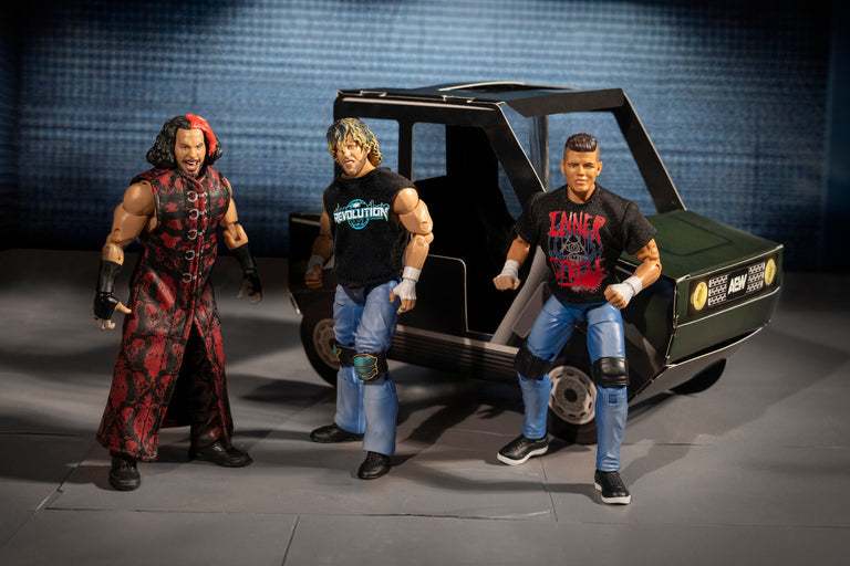 AEW : 3 Pack "Golf Cart" Omega, Hardy & Guevara USA Exclusive 1 of 300 ...