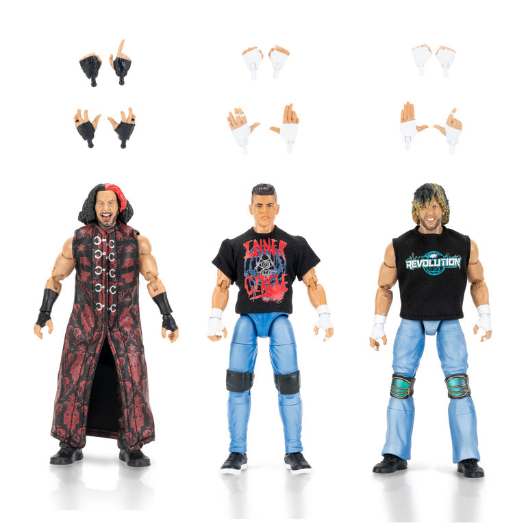 AEW : 3 Pack "Golf Cart" Omega, Hardy & Guevara USA Exclusive 1 of 300 ...