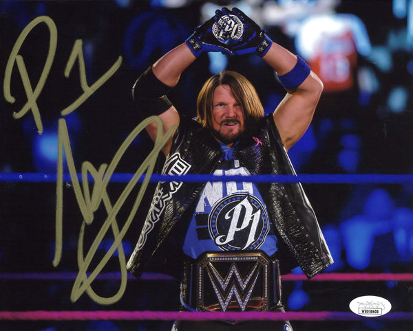 Highspots - AJ Styles "P1" Hand Signed 8x10 *Inc COA* – WrestlingStore ...