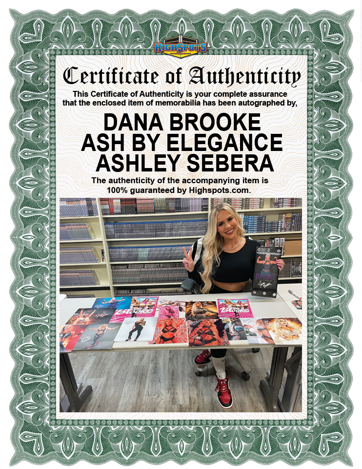 Highspots - Ash By Elegance "White Shirt" Hand Signed 8x10 *Inc COA ...