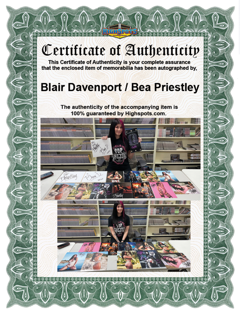 Highspots - Bea Priestley "Stardom Champion" Hand Signed 8x10 *inc COA ...