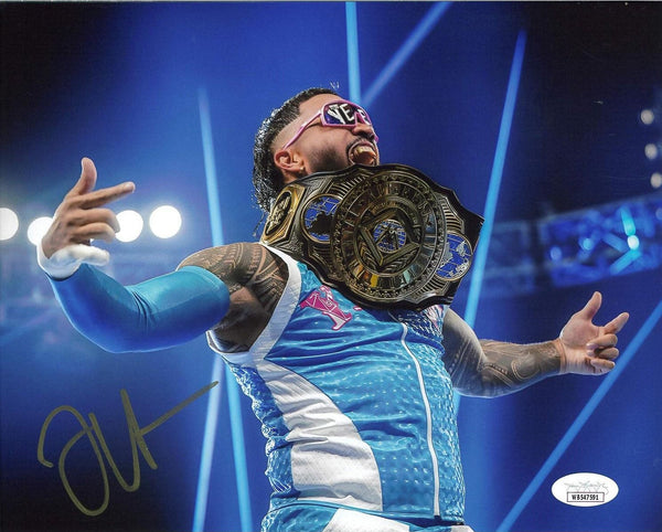 Highspots - Jey Uso "IC Belt Around Neck" Hand Signed 8x10 *inc COA ...