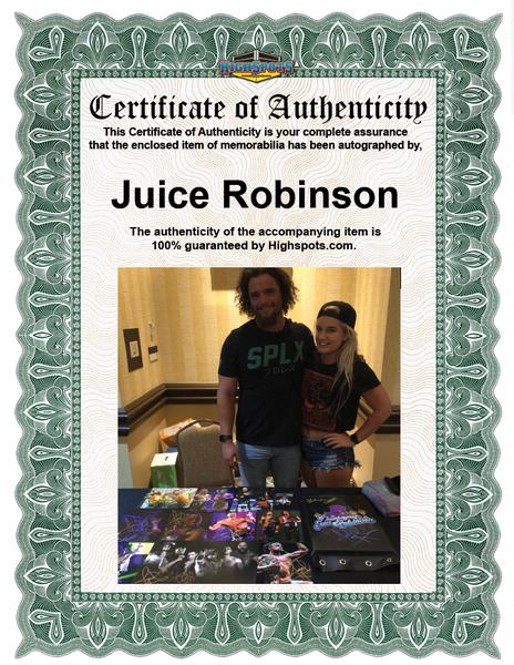 Highspots - Juice Robinson "Promo Pose" Hand Signed 8x10 *inc COA ...