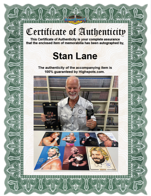 Highspots - Stan Lane "On The Mic" Hand Signed 8x10 *inc COA ...