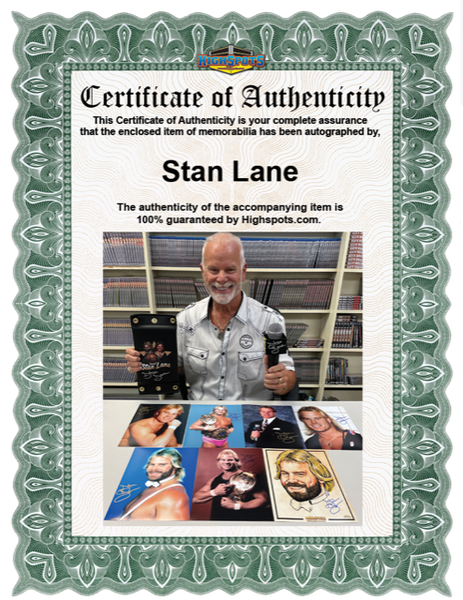 Highspots - Stan Lane "On The Mic" Hand Signed 8x10 *inc COA ...