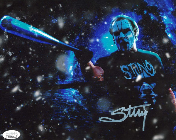 Highspots - Sting "Baseball Bat Pose" Hand Signed 8x10 *inc COA ...