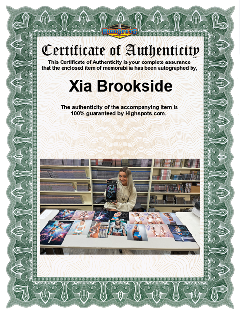 Highspots - Xia Brookside "Looking Back" Hand Signed 8x10 *inc COA ...