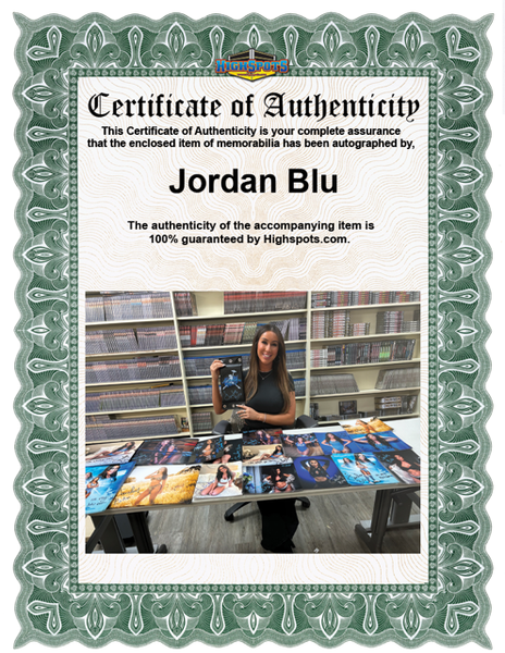 Highspots - Jordan Blu "Collage" Hand Signed Metallic 8x10 *inc COA ...