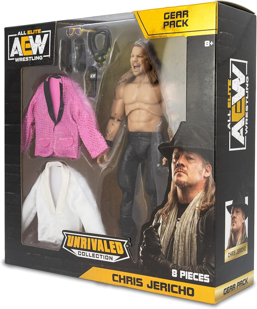 AEW : Chris Jericho "Gearpack" Amazon Exclusive Figure Set – WrestlingStore.co.uk