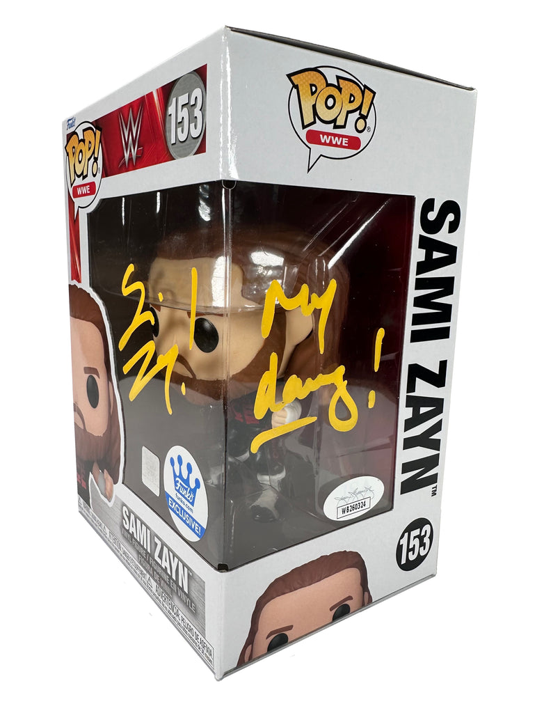 WWE Funko Pop Figure - Sami Zayn #153 * Hand Signed * – WrestlingStore ...
