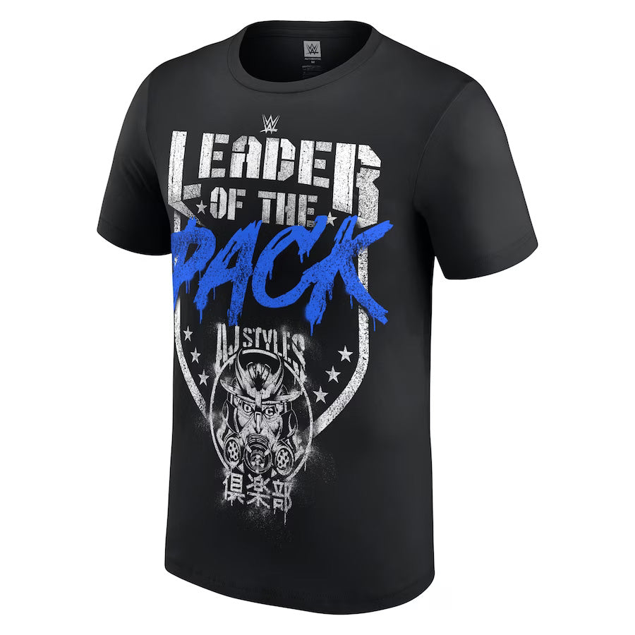WWE - AJ Styles 'Leader Of The Pack'' Authentic T-Shirt ...