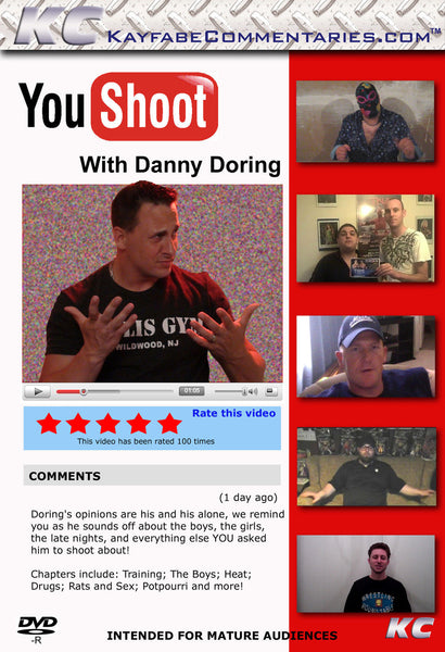 YouShoot : Danny Doring DVD – WrestlingStore.co.uk