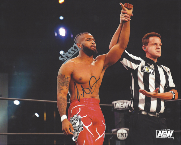 AEW - Lee Johnson Signed 8x10 Photo *inc Hologram* – WrestlingStore.co.uk