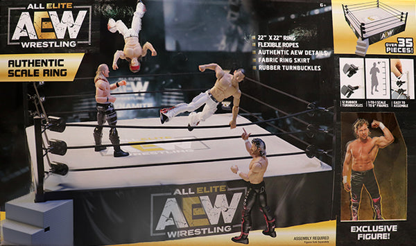 AEW : Authentic Scale Ring Playset (w/ Exclusive Kenny Omega ...