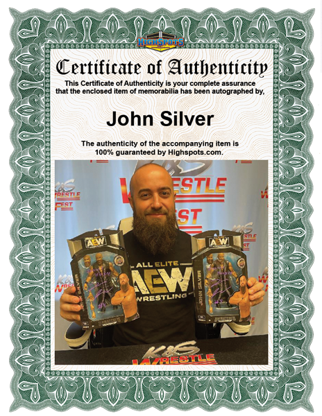 AEW : Unmatched Series 3 : John Silver Figure * Hand Signed ...