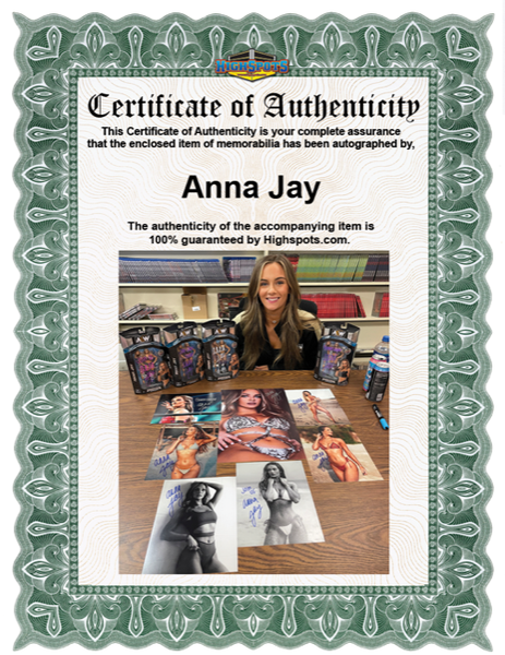 AEW : Unmatched Series 3 : Anna Jay Figure * Hand Signed ...