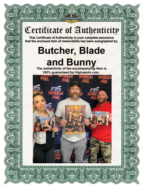 Highspots - The Butcher, Blade & Bunny Hand Signed 11x17 Artwork *inc ...