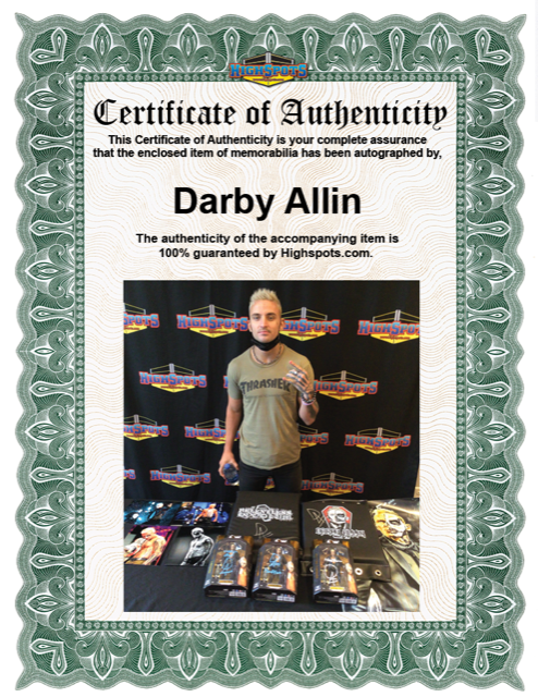 Highspots - Darby Allin "In Ring Pose" Hand Signed 8x10 *inc COA ...