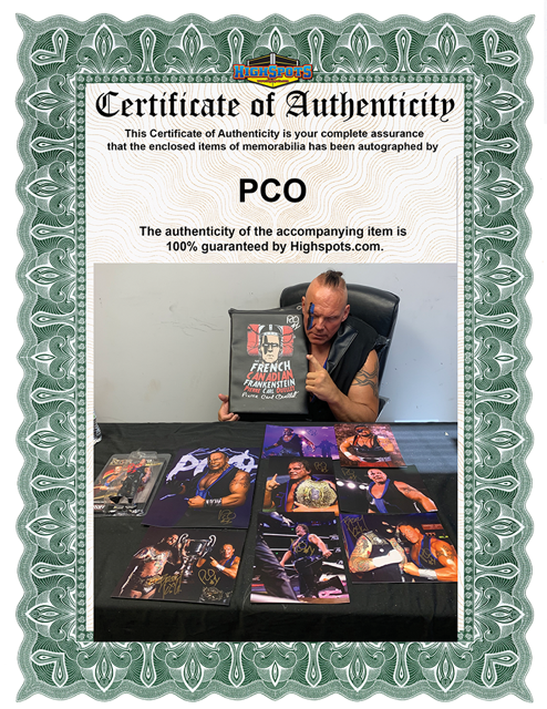 Highspots - PCO "ROH Champion" Hand Signed 8x10 *inc COA ...
