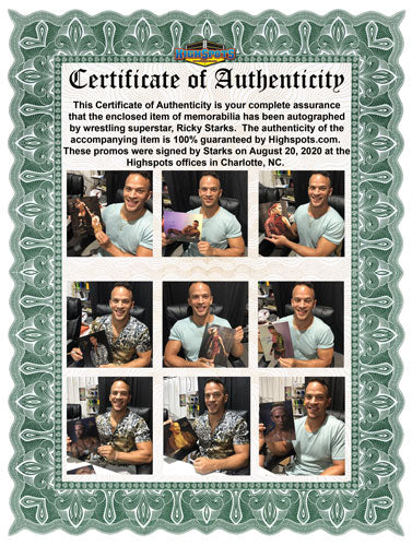 Highspots - Ricky Starks "Dance Pose" Hand Signed 8x10 *inc COA ...