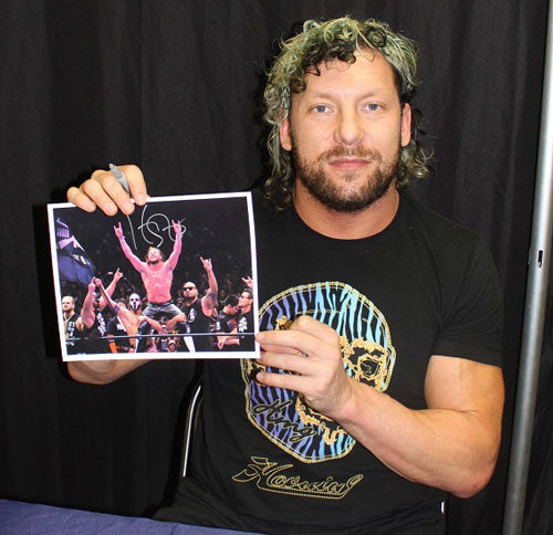 Highspots - Kenny Omega "Bullet Club Celebration" Hand Signed A4 *inc ...