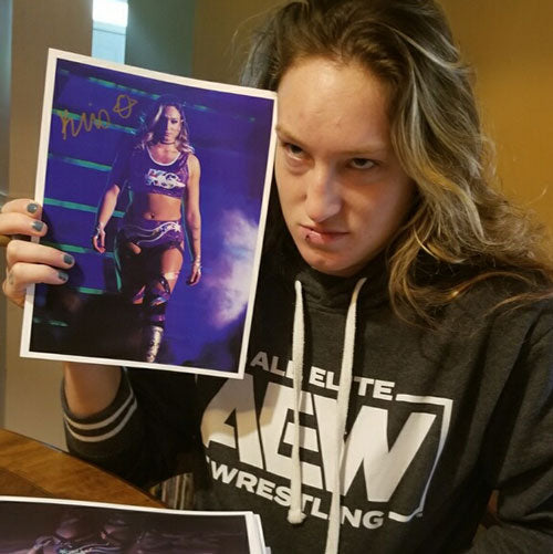 Highspots - Kris Statlander "Entrance" Hand Signed A4 *inc COA ...