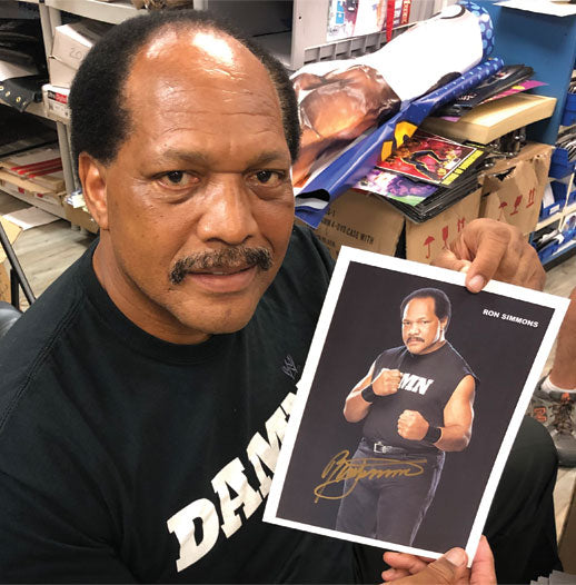 Highspots - Ron Simmons "Damn" Hand Signed A4 / 8x10 *Inc COA ...
