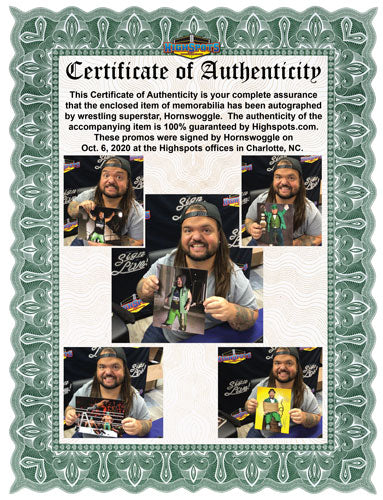 Highspots - Hornswoggle "Tied On A Barrel" Hand Signed 8x10 *inc COA ...
