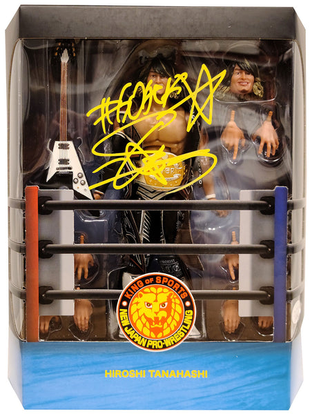 NJPW : Hiroshi Tanahashi "Ultimates" Action Figure * Hand Signed ...