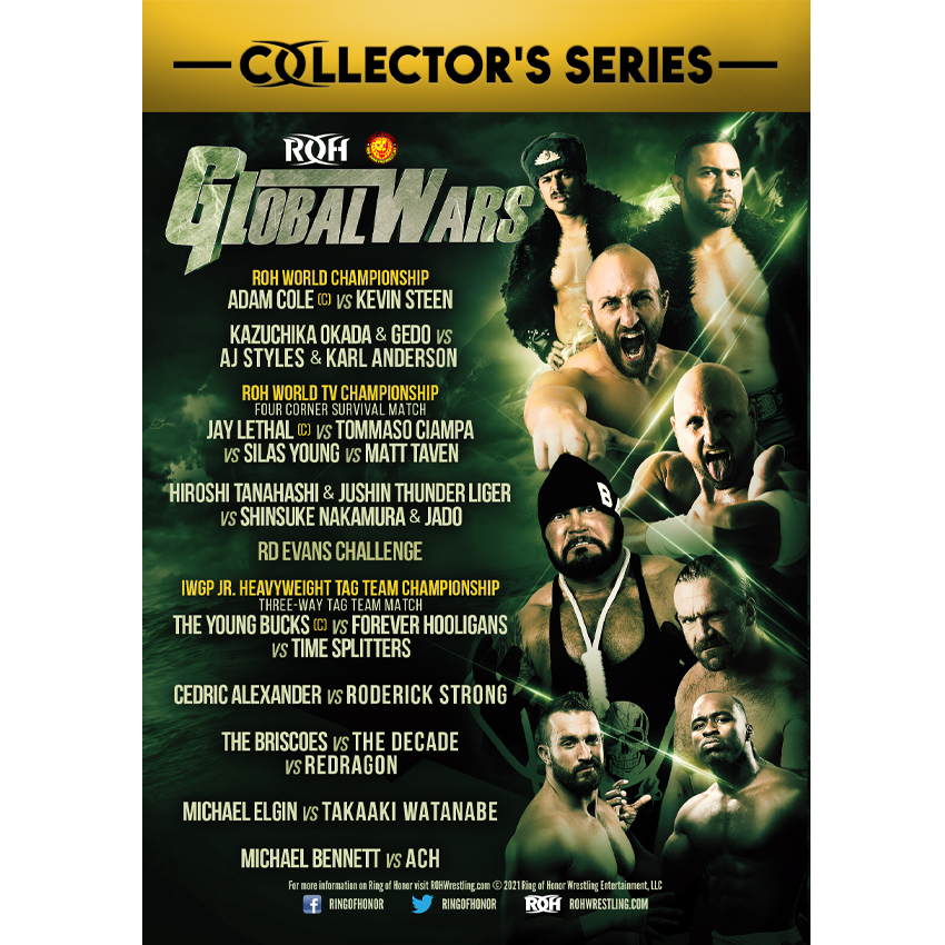 ROH / NJPW - Global Wars 2014 Event Collector's Series DVD – WrestlingStore.co.uk