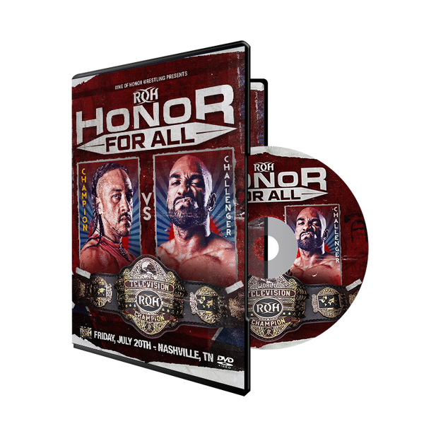 ROH - Honor For All 2018 Event DVD – WrestlingStore.co.uk