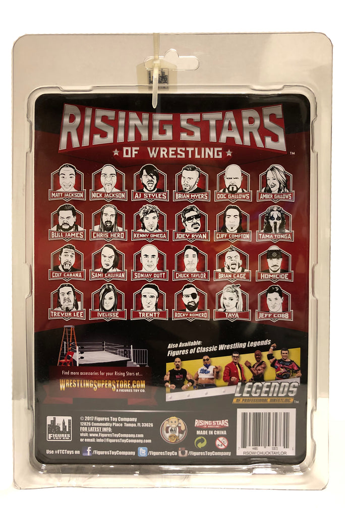 Rising Stars of Wrestling - Chuck Taylor Action Figure – WrestlingStore ...