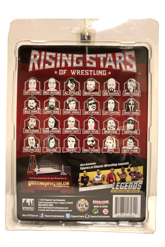 Rising Stars of Wrestling - Sonjay Dutt Action Figure – WrestlingStore ...