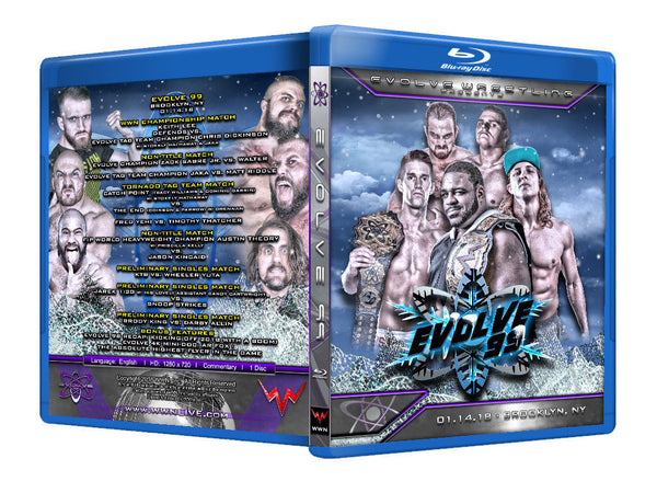 Evolve Wrestling - Volume 99 Event Blu Ray – WrestlingStore.co.uk